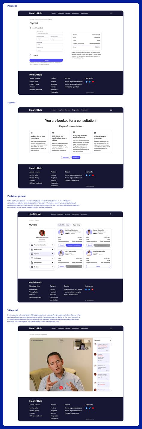 Health Hub Medical Web Service On Behance