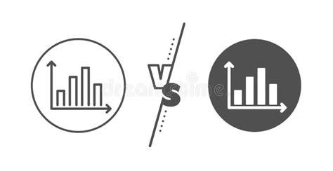 Diagram Graph Line Icon Column Chart Sign Vector Stock Vector Illustration Of Diagram Flat