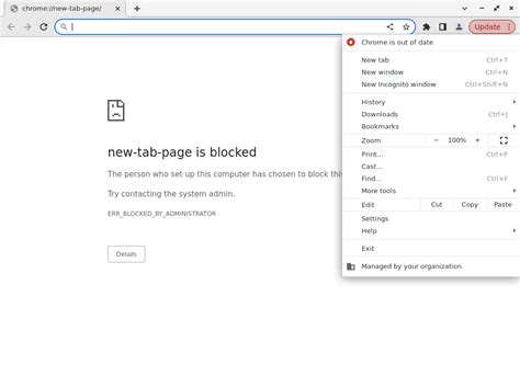 How To Hide Update Button Under Ubuntu Rchrome