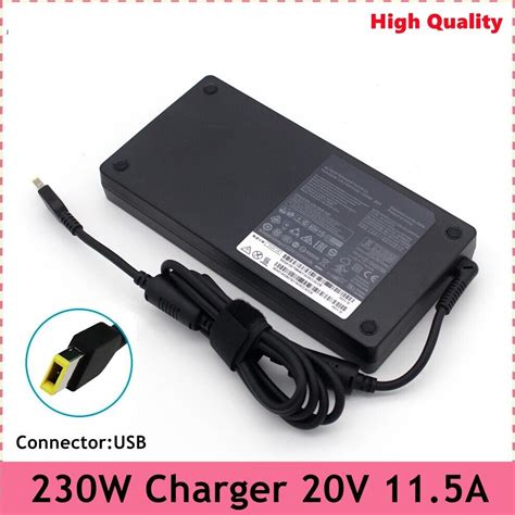 Used For Lenovo USB Square Tip Yellow Pro W W Laptop AC Charger Power Adapter UBB Threads