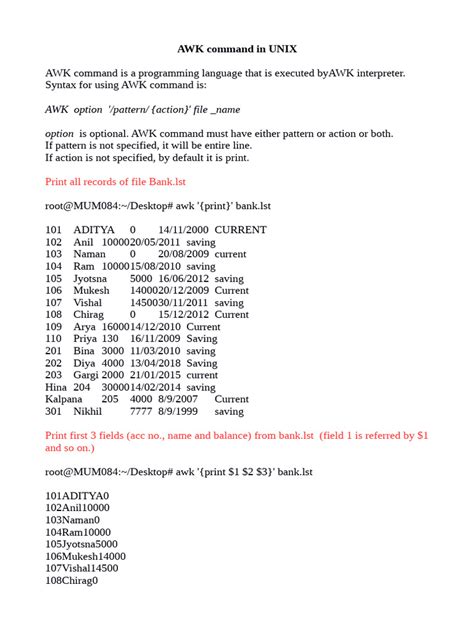 awk in unix pdf unix software computer engineering