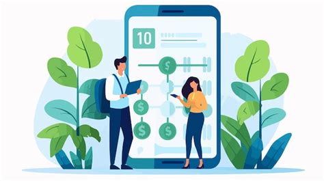 Calculating Innovation Man And Girl Exploring Calculator App Premium AI Generated Vector