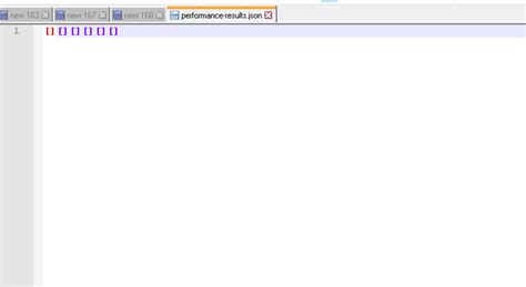 Performance Csv And Json Files Are All Blank Using Webdriverio Latest