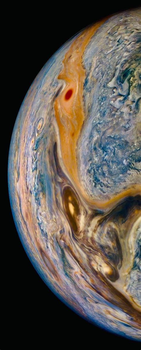 Jupiter Photographed By Nasas Juno Probe Stunning Image Nasa Juno