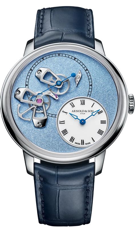 Arnold And Son Dstb Platinum Blue Exquisite Timepieces