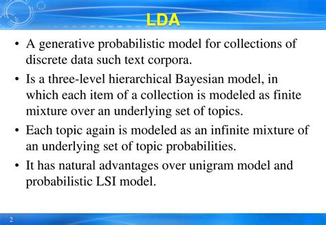 ppt an introduction to latent dirichlet allocation lda powerpoint