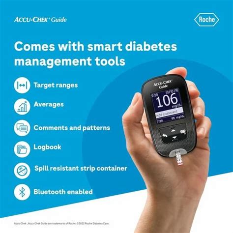 Accu Chek Guide Blood Glucose Glucometer 33 X 18 X 07 Inches At ₹ 2249box In Bengaluru