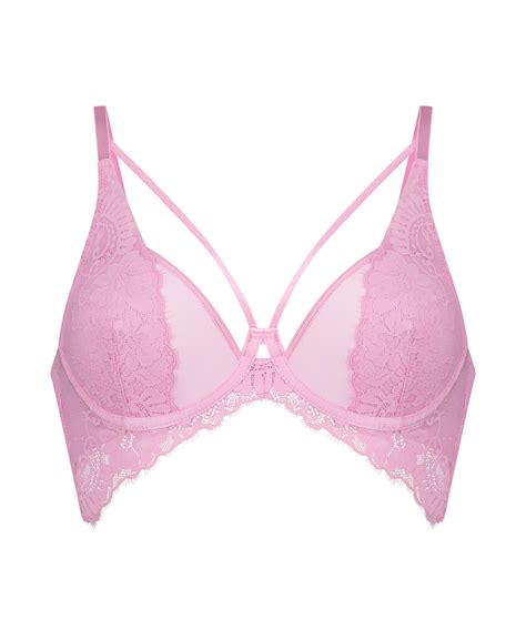 Unwattierter Vorgeformter Longline Bügel Bh Milaan Spitzen Bhs Hunkemöller