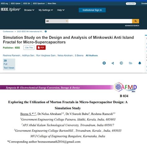 Reshma Ramesh On Linkedin Research Supercapacitors Fractaldesign Energystorage Comsol
