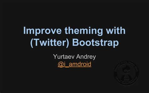 Improve Theming With Twitter Bootstrap Pdf