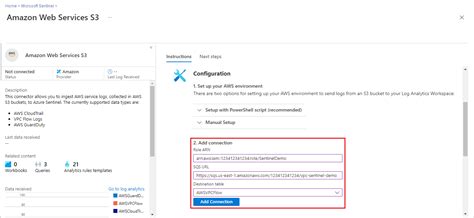 Connect Microsoft Sentinel To Amazon Web Services To Ingest Aws Service
