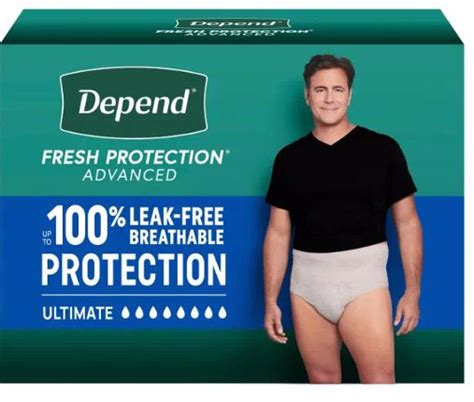 Depend Fresh Protection Advanced Incontinence Underwear For Men