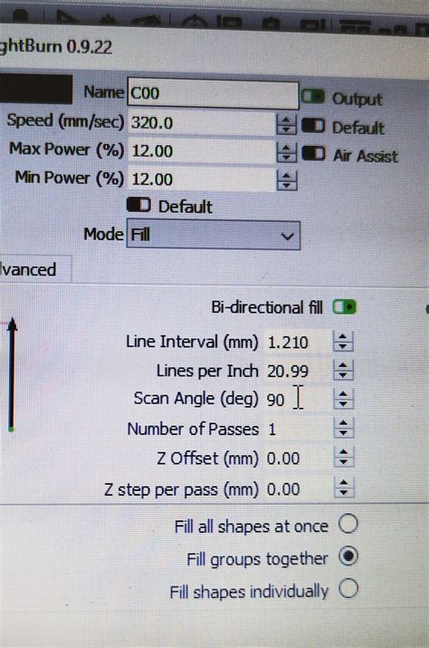 How Do I Fill A Shape With Lines SOLVED Tips And Tricks LightBurn Software Forum
