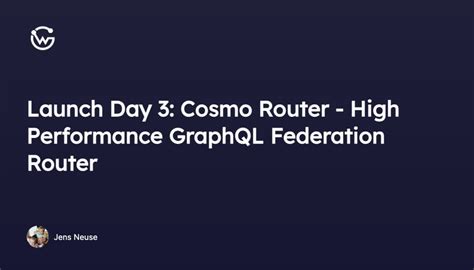 cosmo router high performance federation v1 and v2 router gateway r