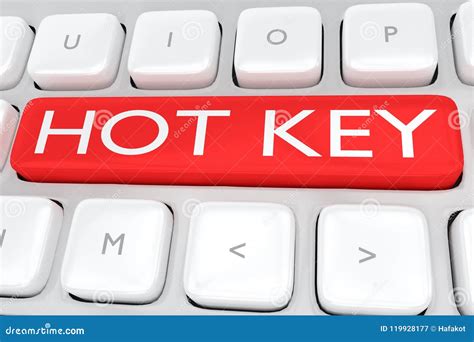 Hot Key Concept Stock Illustration Illustration Of Site 119928177