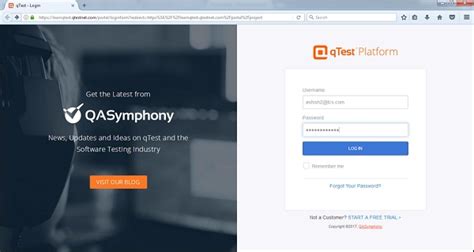 Qtest 登录 Gingerdoc 姜知笔记