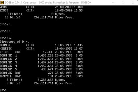 Dosbox Gives Me Error When Trying To Run Dehacked Exe Doom Editing Help Doomworld