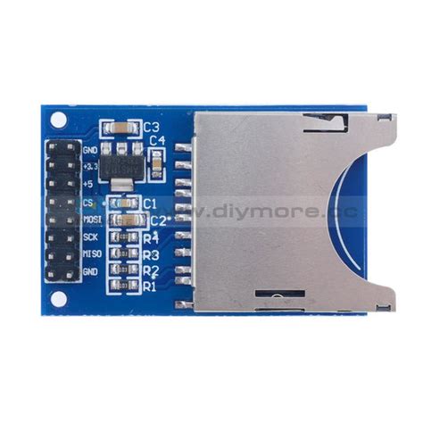 sd card module slot socket reader for arduino arm mcu read and write