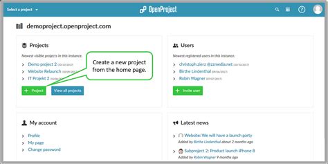 getting started with openproject