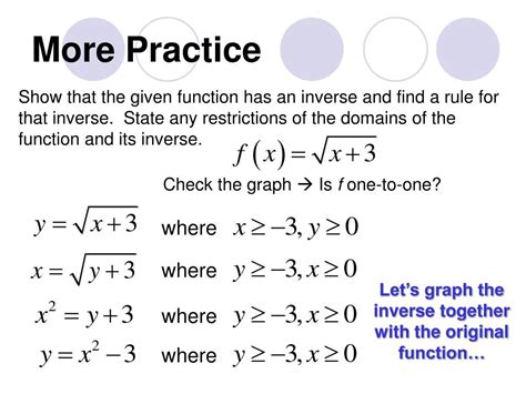 PPT C Inverse Relations And Inverse Functions PowerPoint Presentation ID