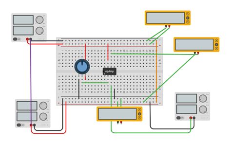 Circuit Design Opamp 3 Tinkercad