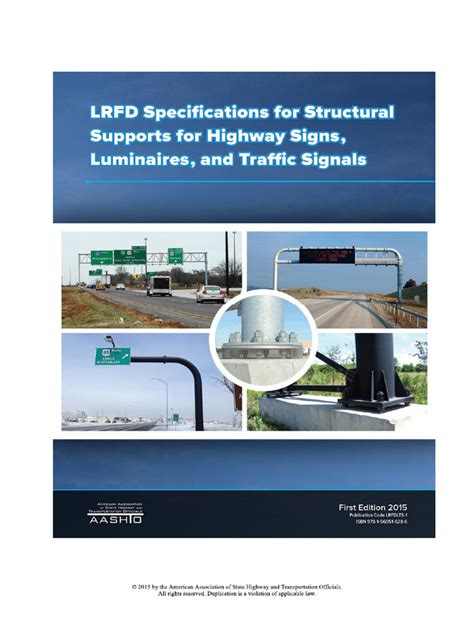 Aashto 2015 Sign Structure Design Pdf
