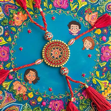 Raksha Bandhan Festivities Premium Ai Generated Image