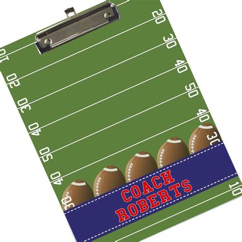 Personalized Football Clipboard Personalized Ts My Bambino