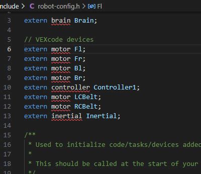 Using The Competition Template On Visual Studio Code Programming Support VEX Forum