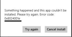 Fix Error X E Windows Update And Windows Store Error Earth S Lab