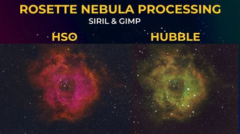 Rosette Nebula Hubble Palette