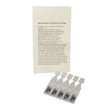 Refresh Plus Eye Drops Individual Eye Drops