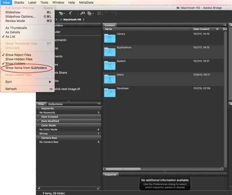 bridge won t search keywords in all subfolders adobe community 9722496