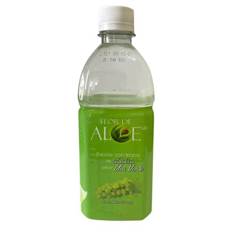 Refresco Uva Verde Flor De Aloe