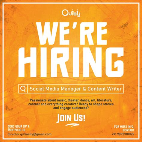 Quriosity on LinkedIn: #hiring #hr #repost #share