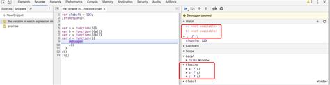 Javascript Chrome Dev Tool Watch Variable Not Availablefails To Detect In Closure Scope
