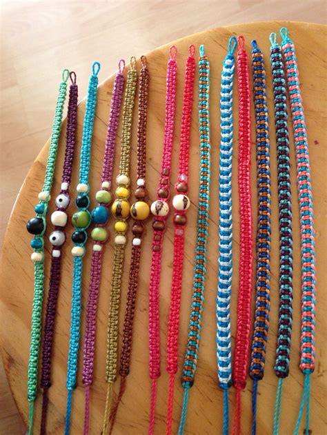 Mejores 10 imágenes de Pulseras Hilo Encerado en Pinterest Artesanal
