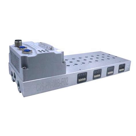 Profinet 4 24 Position Bus Valve Terminal Aluminum Base Pneumatic Fieldbus Valve Island For