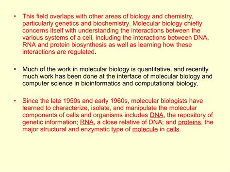 Molecular Biology Definition In Plants At Beverly Wesson Blog