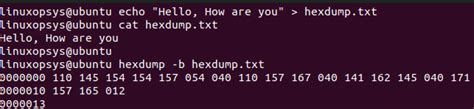 How To Use Linux Hexdump Command With Practical Examples