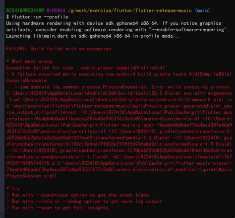 跑不起来，大佬求助 · Issue 232 · Boyan01flutter Netease Music · Github