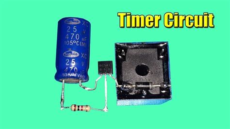 Electronic Projects Delay Timer Circuit Using Relay Devre Öğrenme