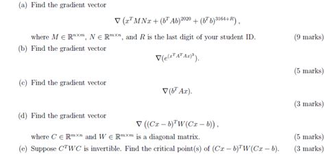 solved let a e rnxn be an n x n square matrix let x b e rn