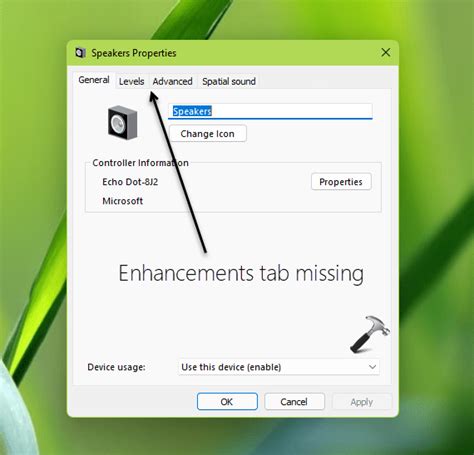 Fixed Enhancement Tab Missing In Windows 10 And 11 Isoriver