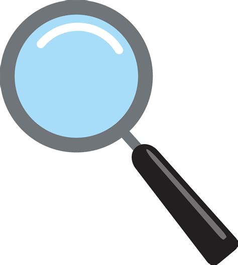 Flat Magnifying Glass Vector Illustration 38892612 Vector Art At Vecteezy