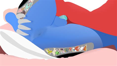 Rule 34 Anthro Ass Balls Draw Over Genitals Hi Res Lying Machine Male On Back Penis Presenting