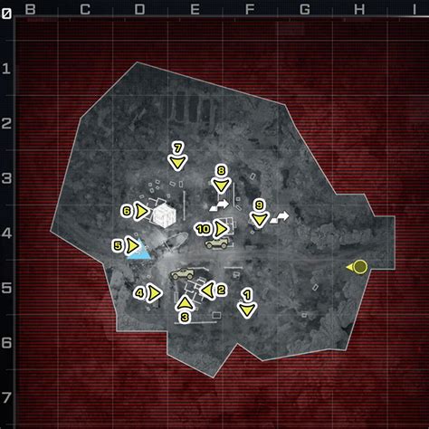 ‘crash site item and weapon locations in mw3 polygon