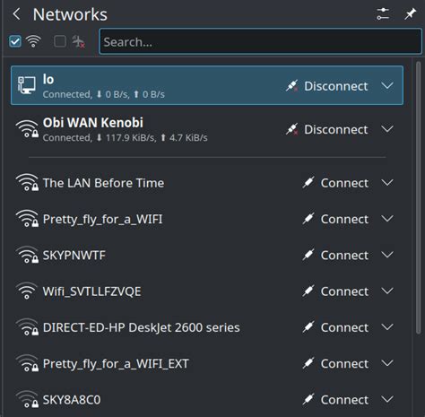 wired ethernet connected to io applications endeavouros