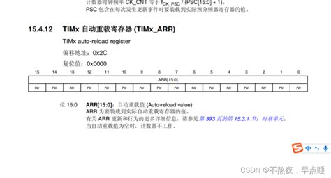 stm32 定时器自动重装载寄存器arr带来的影响，arpe0和1区别 stm32定时器自动重载计算 csdn博客