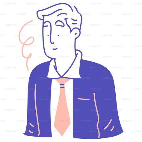 양복과 넥타이를 맨 남자의 그림 벡터 Unsplash의 벽지 이미지